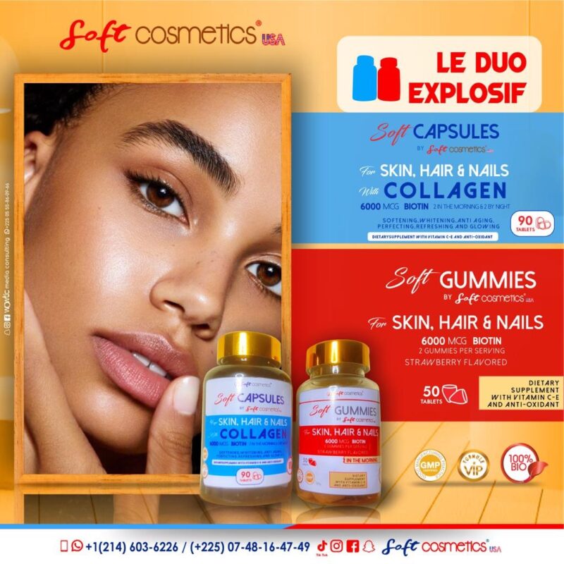 Soft Cosmetics | LE DUO EXPLOSIF “SOFT CAPSULES + SOFT GUMMIES”
